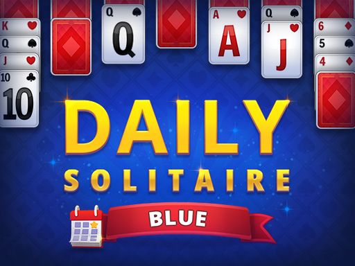 Daily Solitaire Blue – Free Game | SuperKidGames