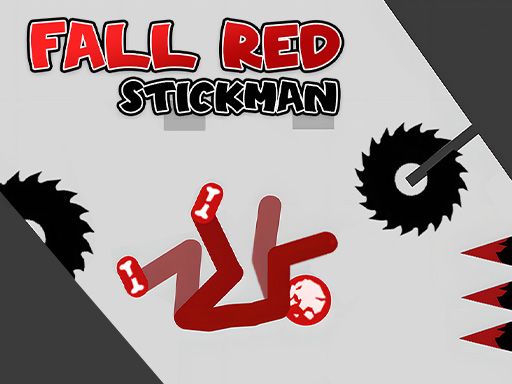 Fall Red Stickman – Free Game | SuperKidGames