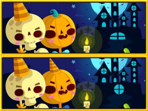 Find Differences Halloween – Free Game | SuperKidGames
