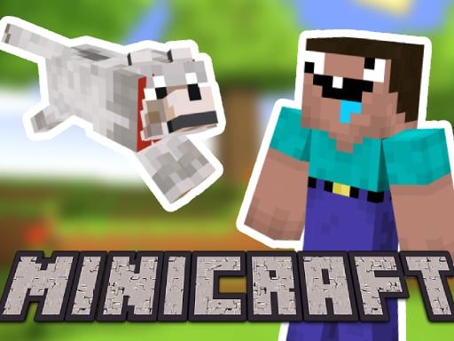 Minicraft: Steve And Wolf Adventure – Free Game | SuperKidGames