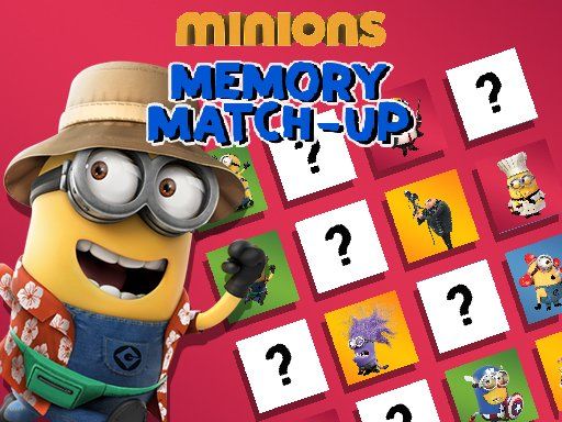 Minions Memory Match Up – Free Game | SuperKidGames