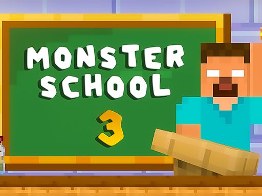 Monster School Challenge 3 – Free Game | SuperKidGames