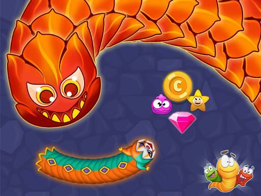 Worm Hunt - Snake game iO zone – Free Game | SuperKidGames